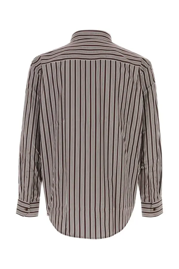 Saint Laurent Embroidered Poplin Shirt