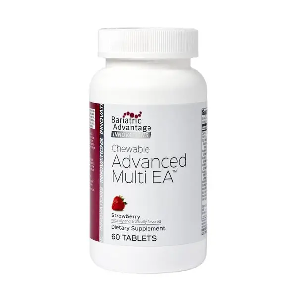 BARIATRIC ADVANTAGE Chewable Advanced Multi Ea High Potency Daily Multivitamin With Iron For Bariatric Surgery Patients - No Color
