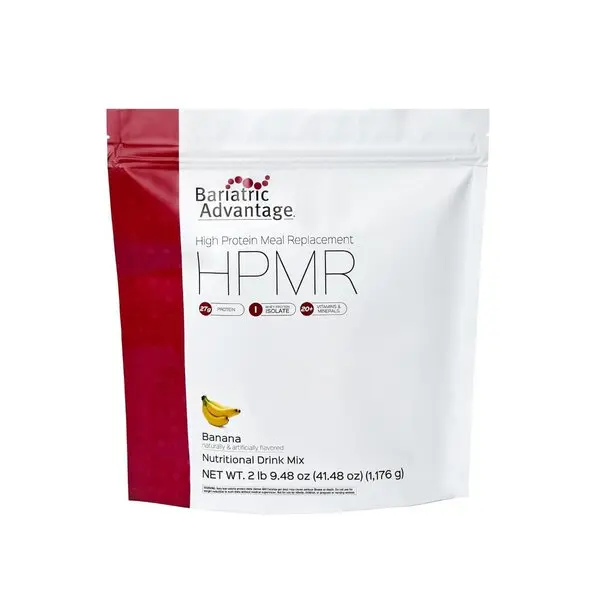 BARIATRIC ADVANTAGE High Protein Meal Replacement Drink Mix Powder Whey Isolate For Gastric Bypass And Sleeve Gastrectomy Patients 43.46 Ounce - No Color