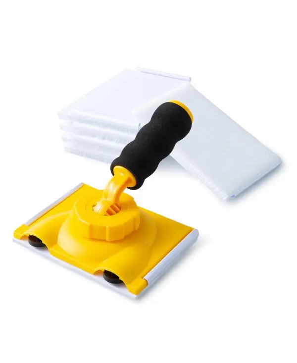 XDOVET Paint Edger 360degree Rotation Handle 5 Replace Pads Wall Corner Ceiling Tool