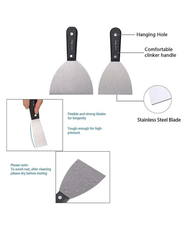 XDOVET Drywall Scraper Spackle Tool Set