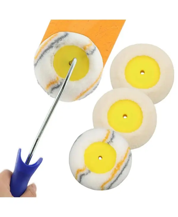 XDOVET Corner Edgert Roller Kit Drywall Tool Wallting Decoration - Yellow