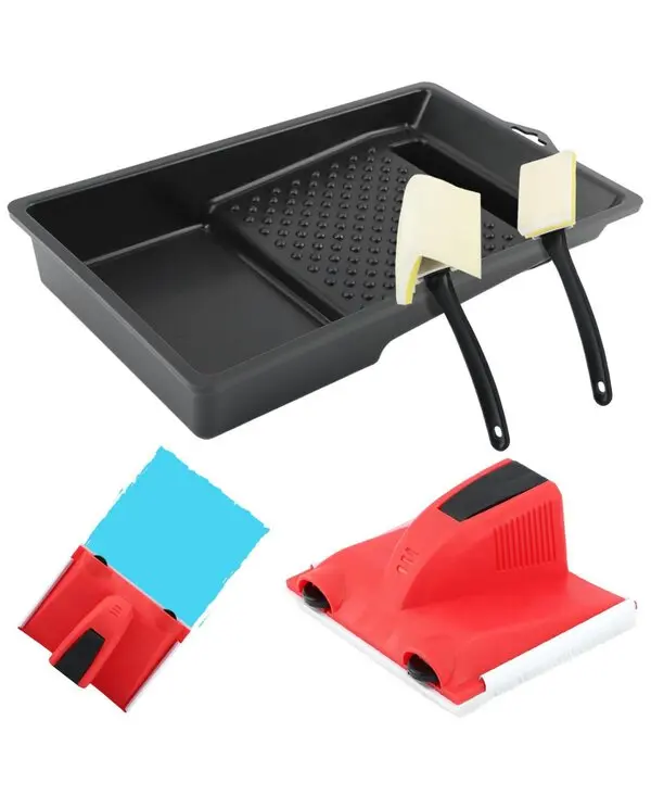 XDOVET Paint Edger Tool Wall Ceiling Corner Trim Touch-up Pad Home Interior