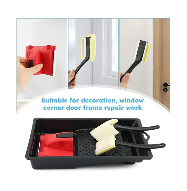 XDOVET Paint Edger Tool Wall Ceiling Corner Trim Touch-up Pad Home Interior