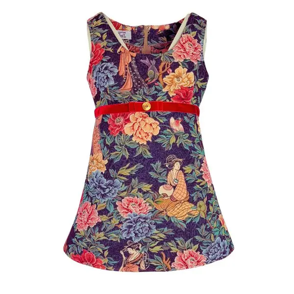COUTURE TO YOUR DOOR Tapestry Mini Dress