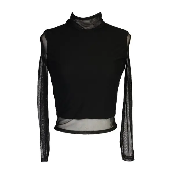 JENNAFER GRACE Lucy Long Sleeve Top In Eclipse