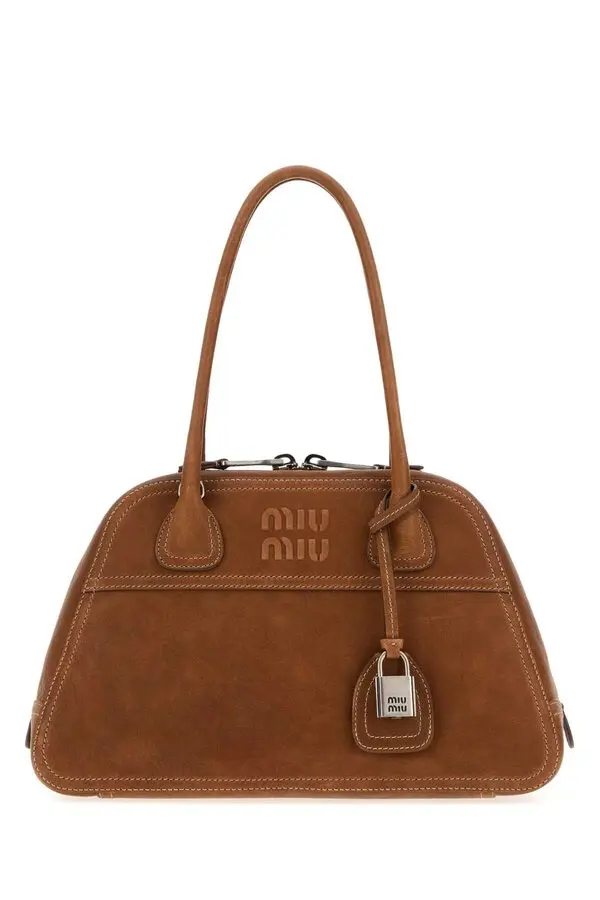 Miu Miu Nappa Leather Vivant Shoulder Bag