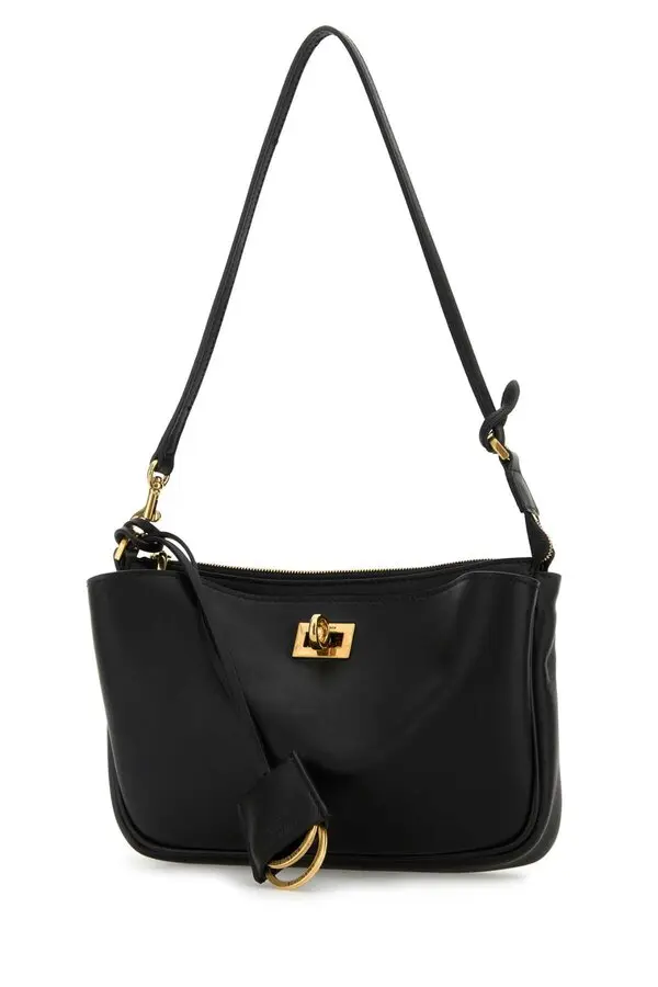 Balenciaga Leather Rodeo Shoulder Bag