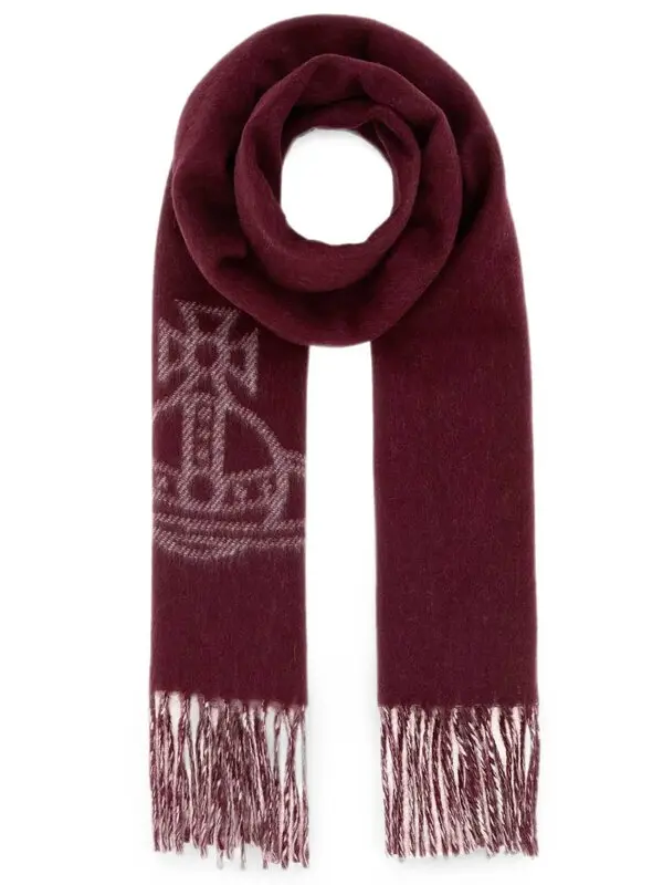 VIVIENNE WESTWOOD Double Face Wool Scarf
