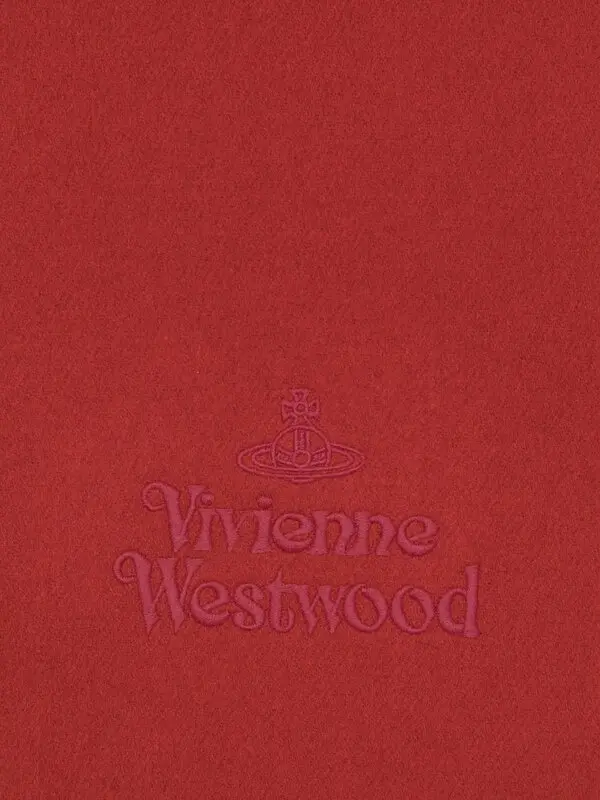 VIVIENNE WESTWOOD Embroidered Wool Scarf