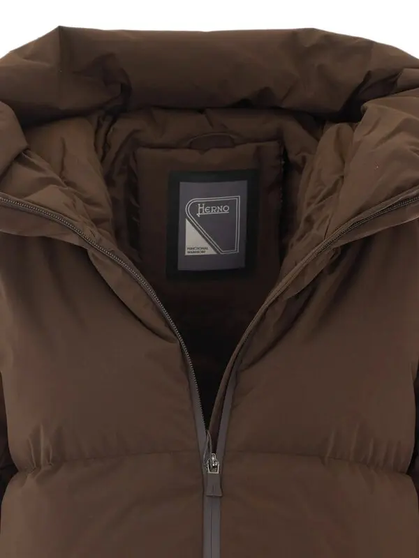 Herno 2layers Hooded Short Down Jacket