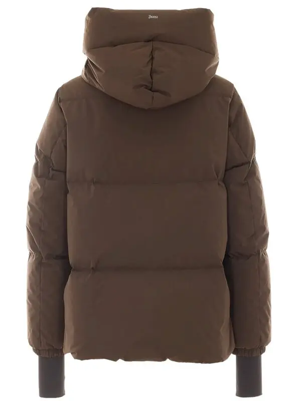 Herno 2layers Hooded Short Down Jacket