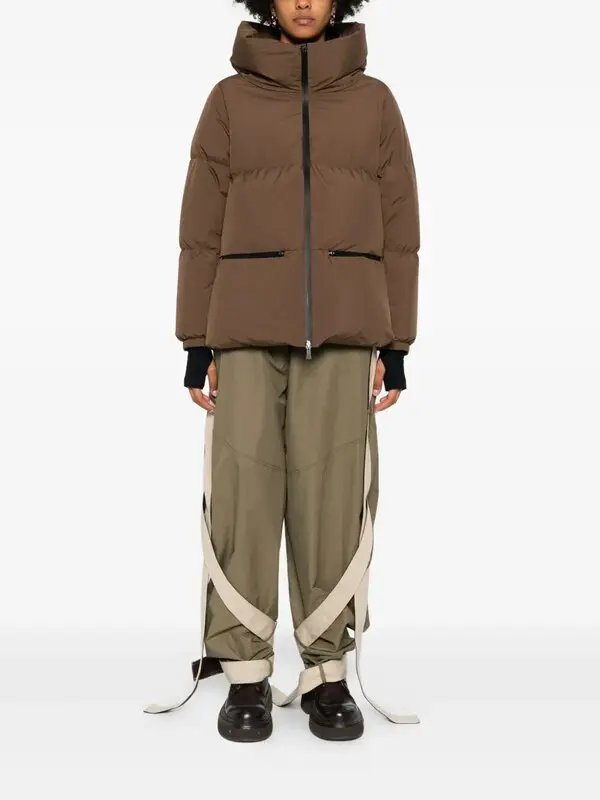 Herno 2layers Hooded Short Down Jacket