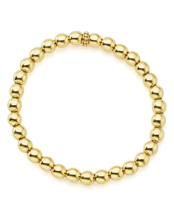 Lagos Caviar Collection 18k Beaded Bracelet, 6mm