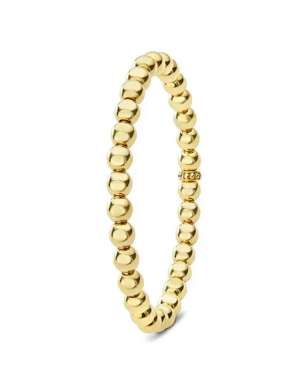 Lagos Caviar Collection 18k Beaded Bracelet, 6mm