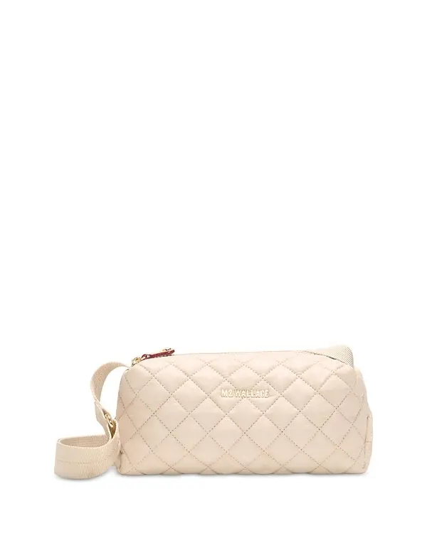 Mz Wallace Metro Boxy Small Quilted Crossbody - Buff