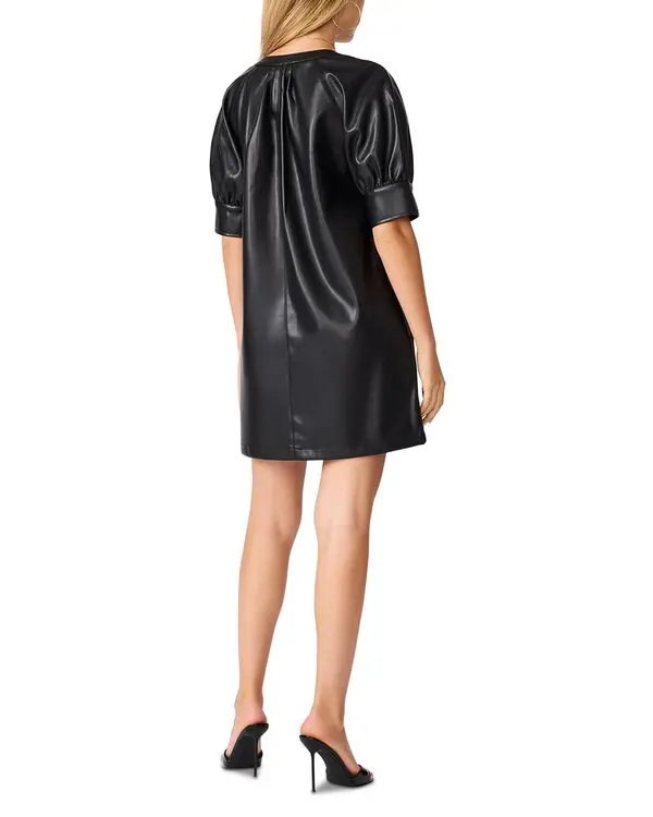 Steve Madden Sharleene Faux Leather Mini Dress