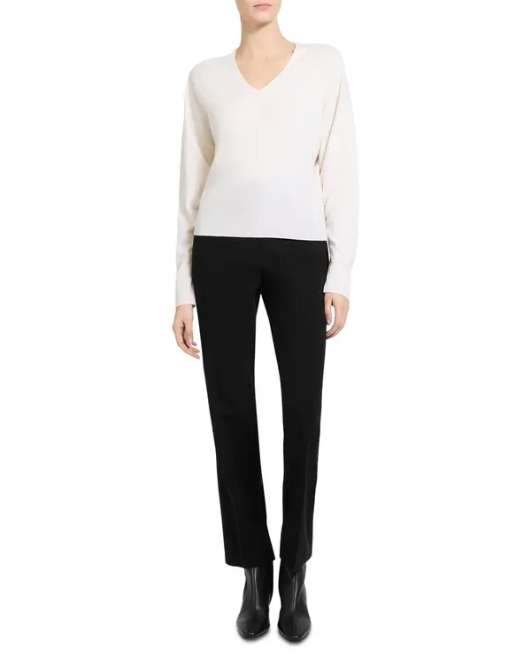 Theory Cashmere Relaxed V-neck Sweater