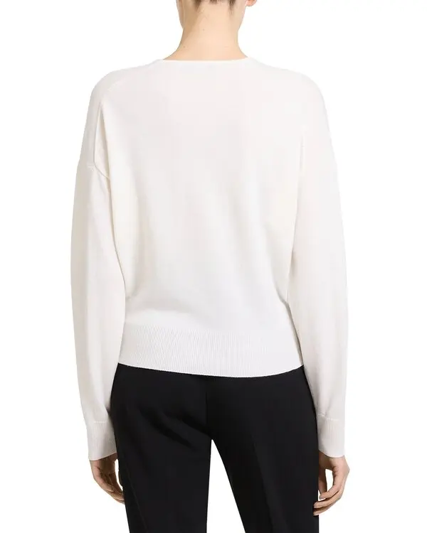 Theory Cashmere Relaxed V-neck Sweater