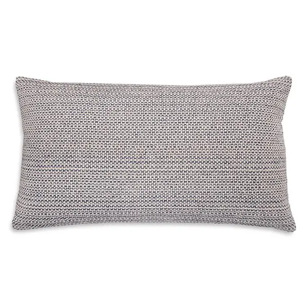POM POM AT HOME Julian Handwoven Throw Pillow, 14 X 24 - Blue Grey