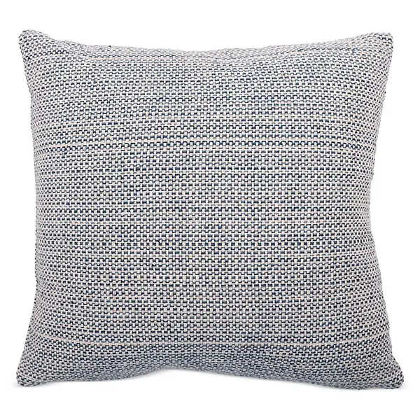 POM POM AT HOME Julian Handwoven Throw Pillow, 20 X 20 - Blue Grey