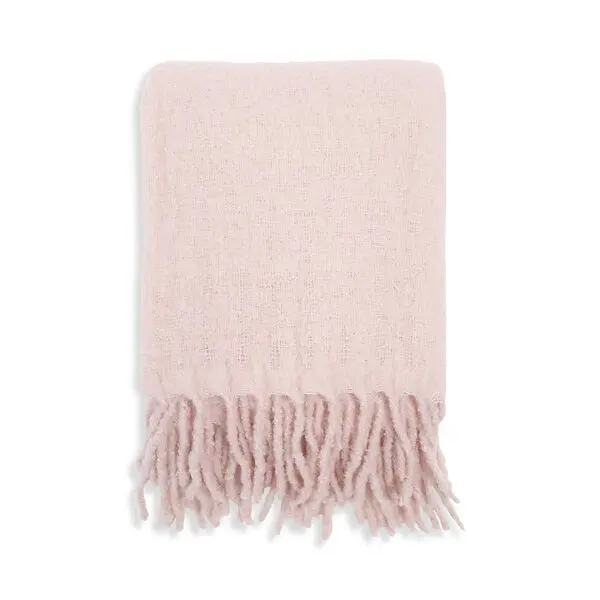 POM POM AT HOME Summit Throw Blanket - Blush