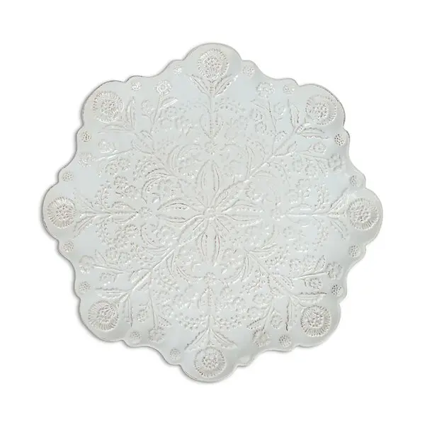 JULISKA Berry & Thread Thistle Charger/platter - Whitewash