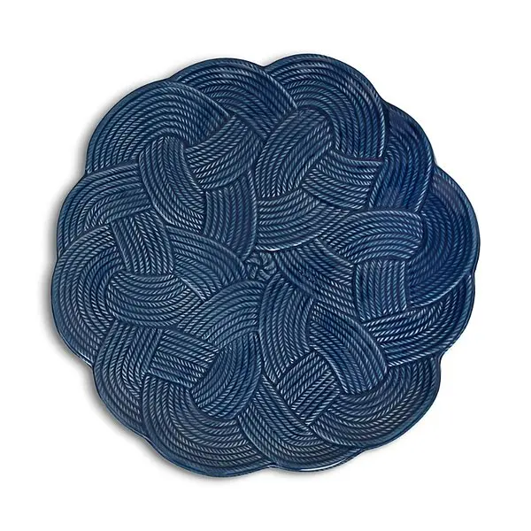 JULISKA Le Panier Mystic Knot Charger/platter - Denim