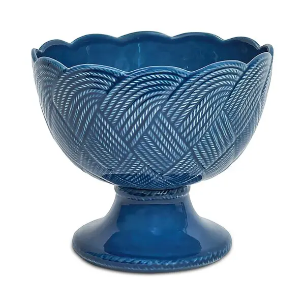 JULISKA Le Panier Mystic Knot Footed Bowl - Denim