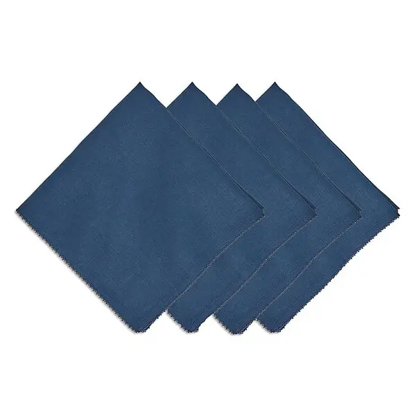 JULISKA Berry Scallop Napkin, Set Of 4 - Navy