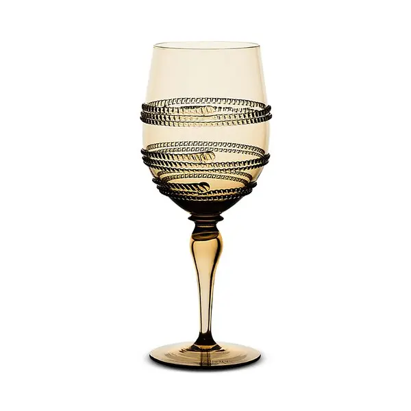 JULISKA Ella Wine Glass, Set Of 2 - Amber