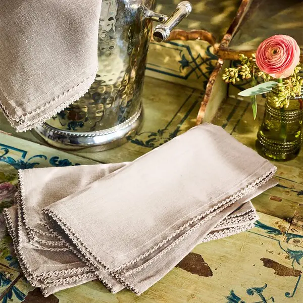 JULISKA Berry Scallop Napkin, Set Of 4