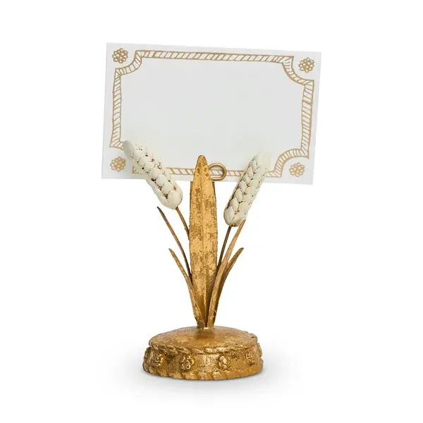 JULISKA Forest Walk Wheat Place Card Holder, Set Of 2