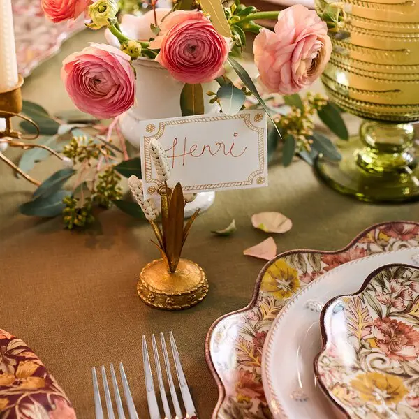 JULISKA Forest Walk Wheat Place Card Holder, Set Of 2