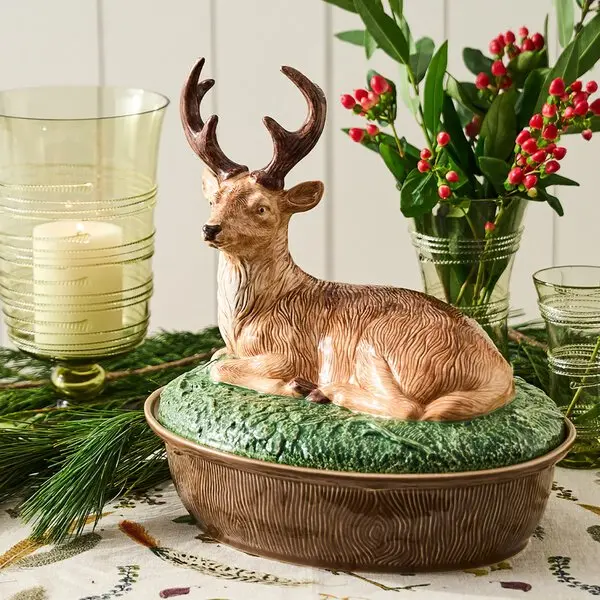 JULISKA Forest Walk Stag Baker With Lid