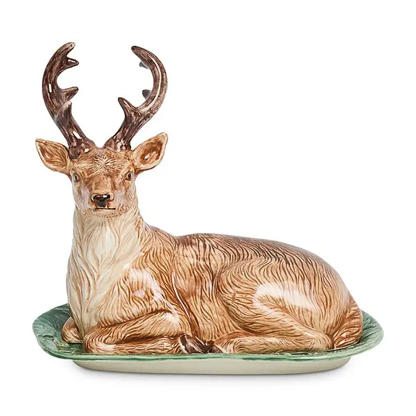 JULISKA Forest Walk Stag Butter Dish