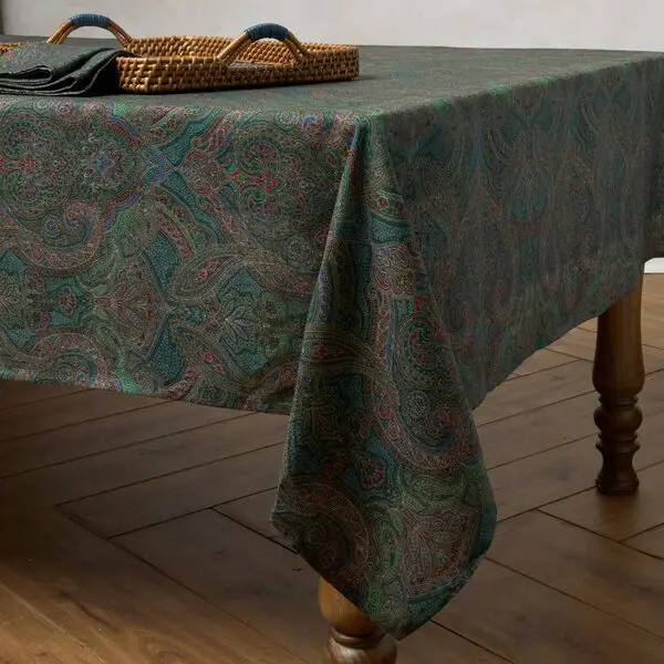 JULISKA Paisley Tablecloth, 120 X 60
