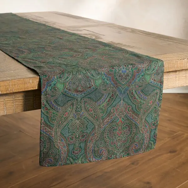 JULISKA Paisley Table Runner, 90 X 18