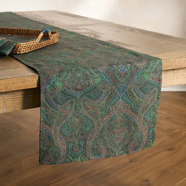 JULISKA Paisley Table Runner, 90 X 18