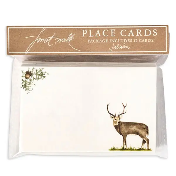 JULISKA Forest Walk Stag Place Card, Set Of 12