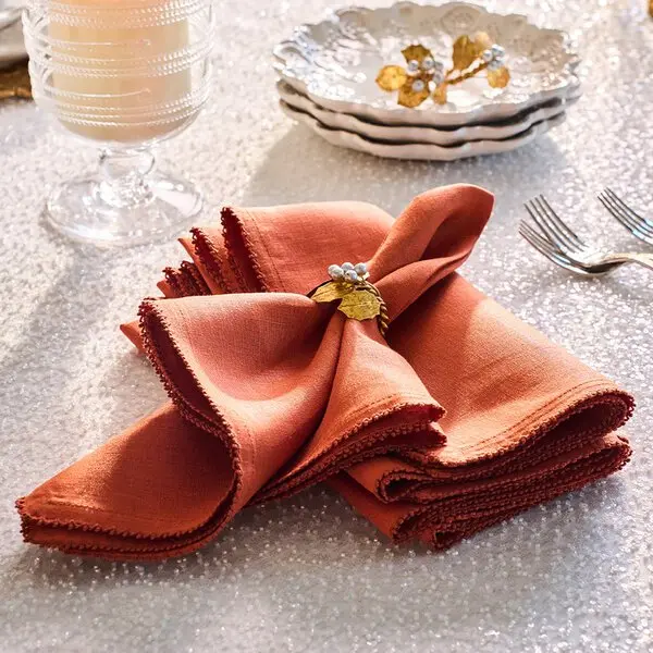 JULISKA Berry Scallop Napkin, Set Of 4