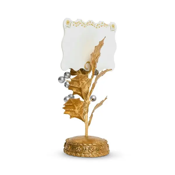 JULISKA Forest Walk Holly Place Card Holder