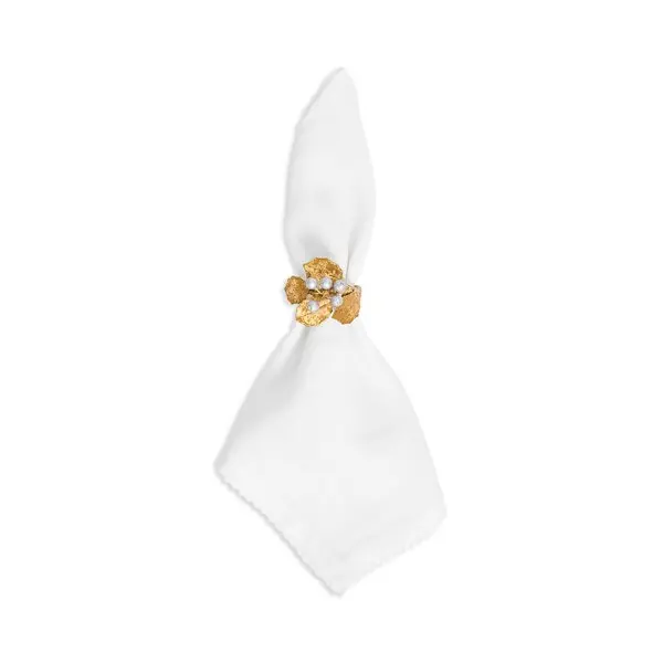 JULISKA Forest Walk Holly Winter Berries Napkin Rings, Set Of 4