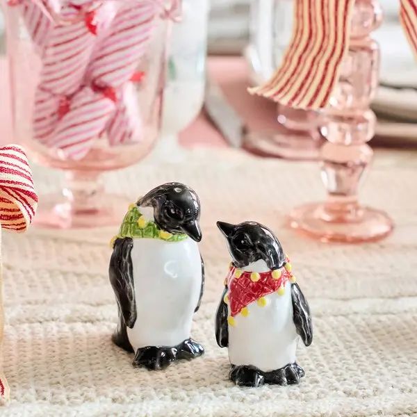 JULISKA Clever Creatures Penguin Salt And Pepper Shakers Set