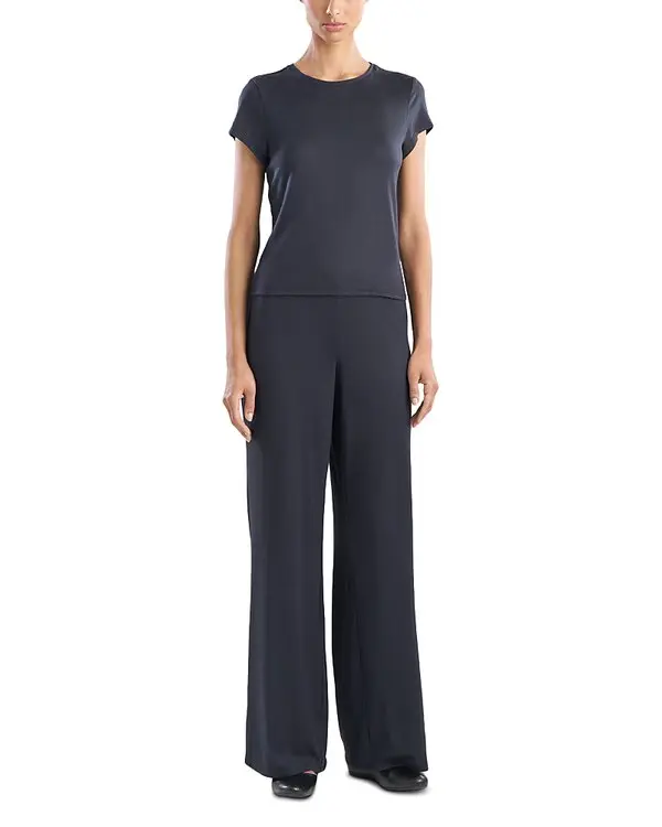 Natori Bliss Essentials Short Sleeve Pajamas - Black