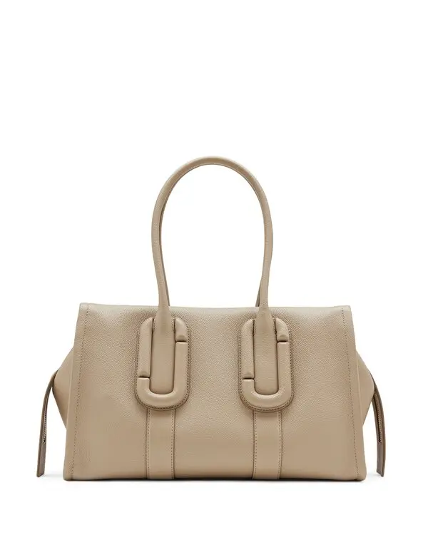 Marc Jacobs Babe City Leather Tote Bag - Light Slare