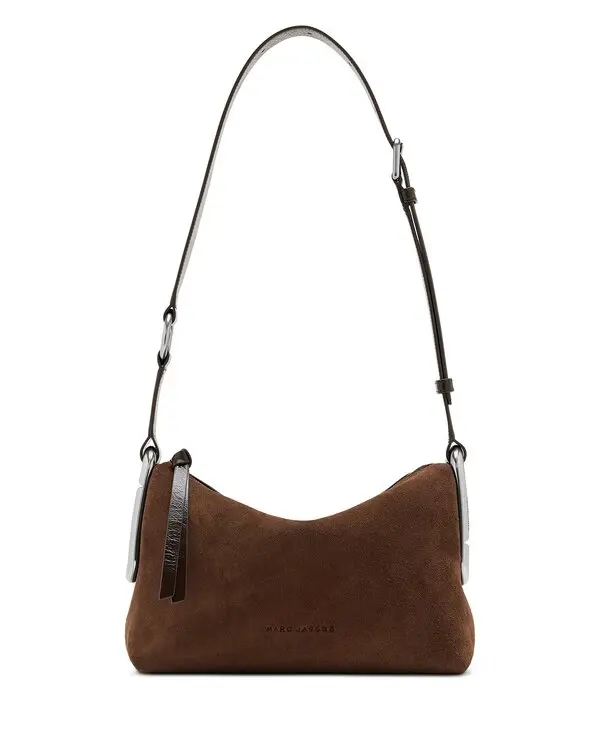 Marc Jacobs Scene Medium Suede Shoulder Bag - Dark Brown