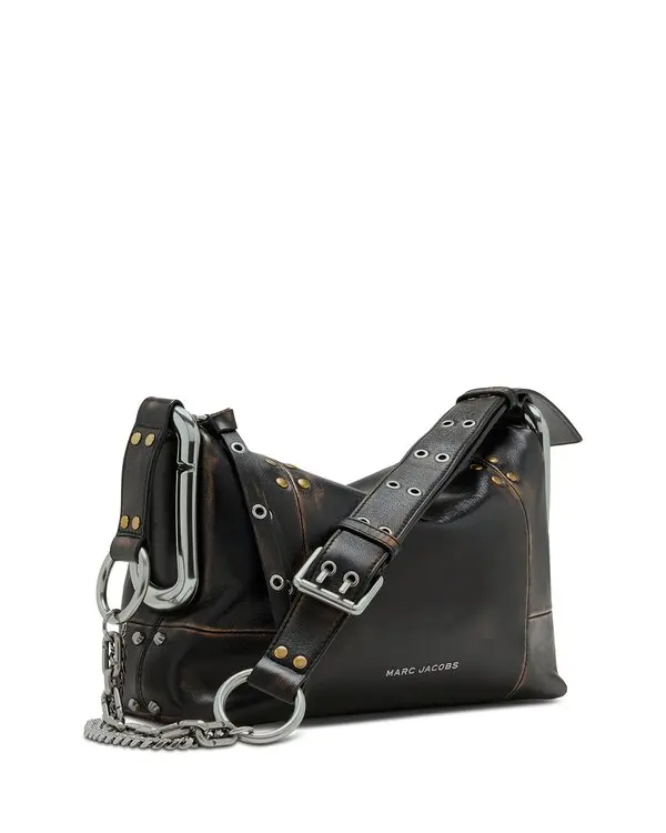 Marc Jacobs Scene Medium Studded Distressed Leather Shoulder Bag
