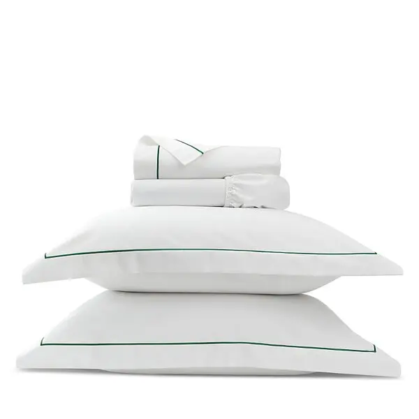 CHRISTY Premium Sateen Sheet Set, King - Green