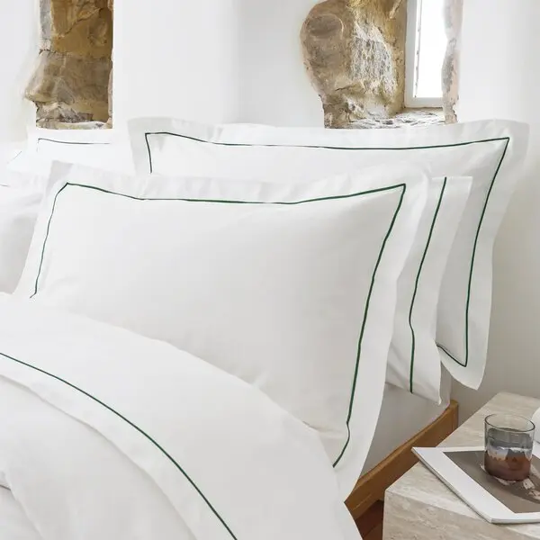 CHRISTY Premium Sateen Sheet Set, King - Green